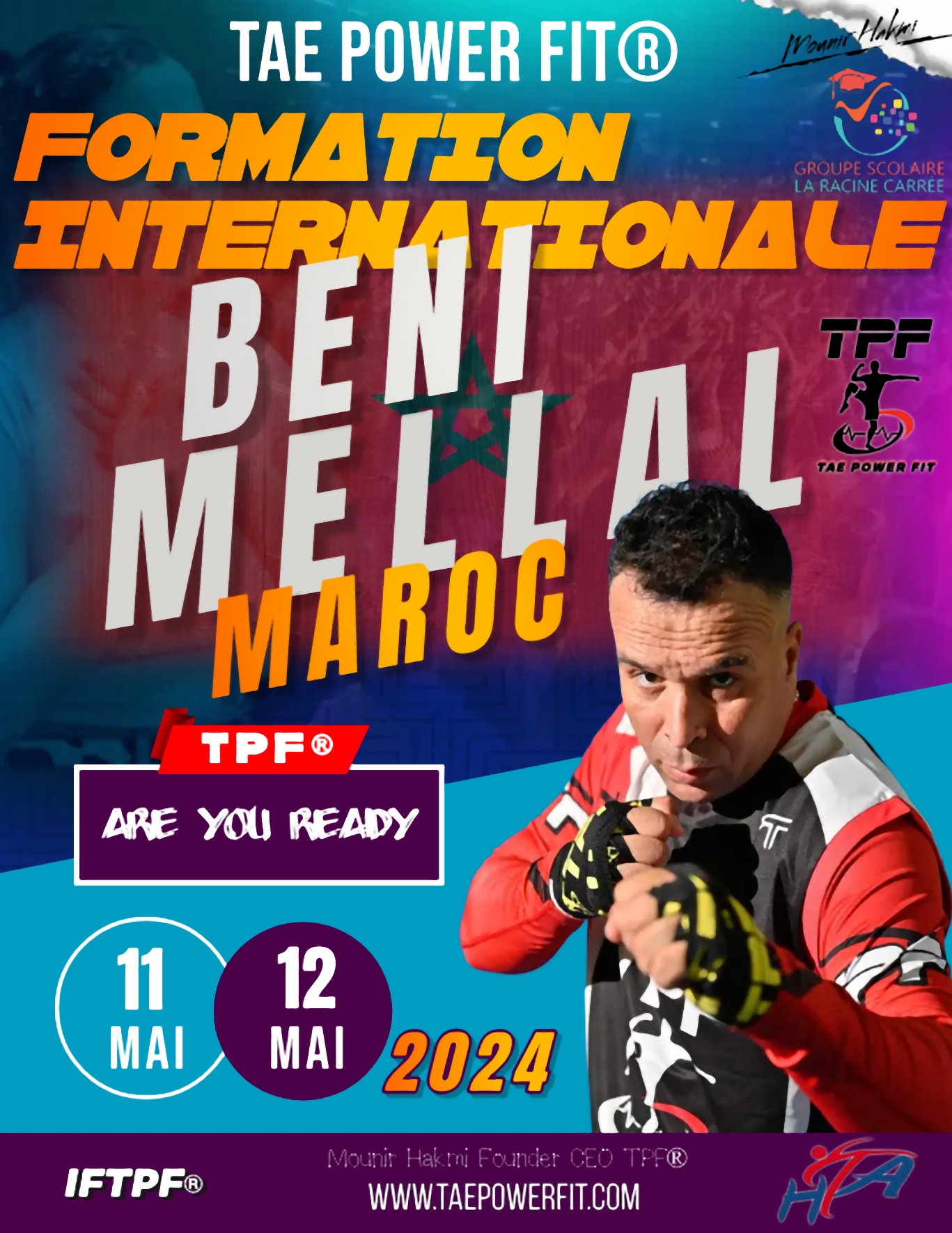 Formation Internationale TPF® Beni Mellal Maroc - International Federation Tae Power Fit®